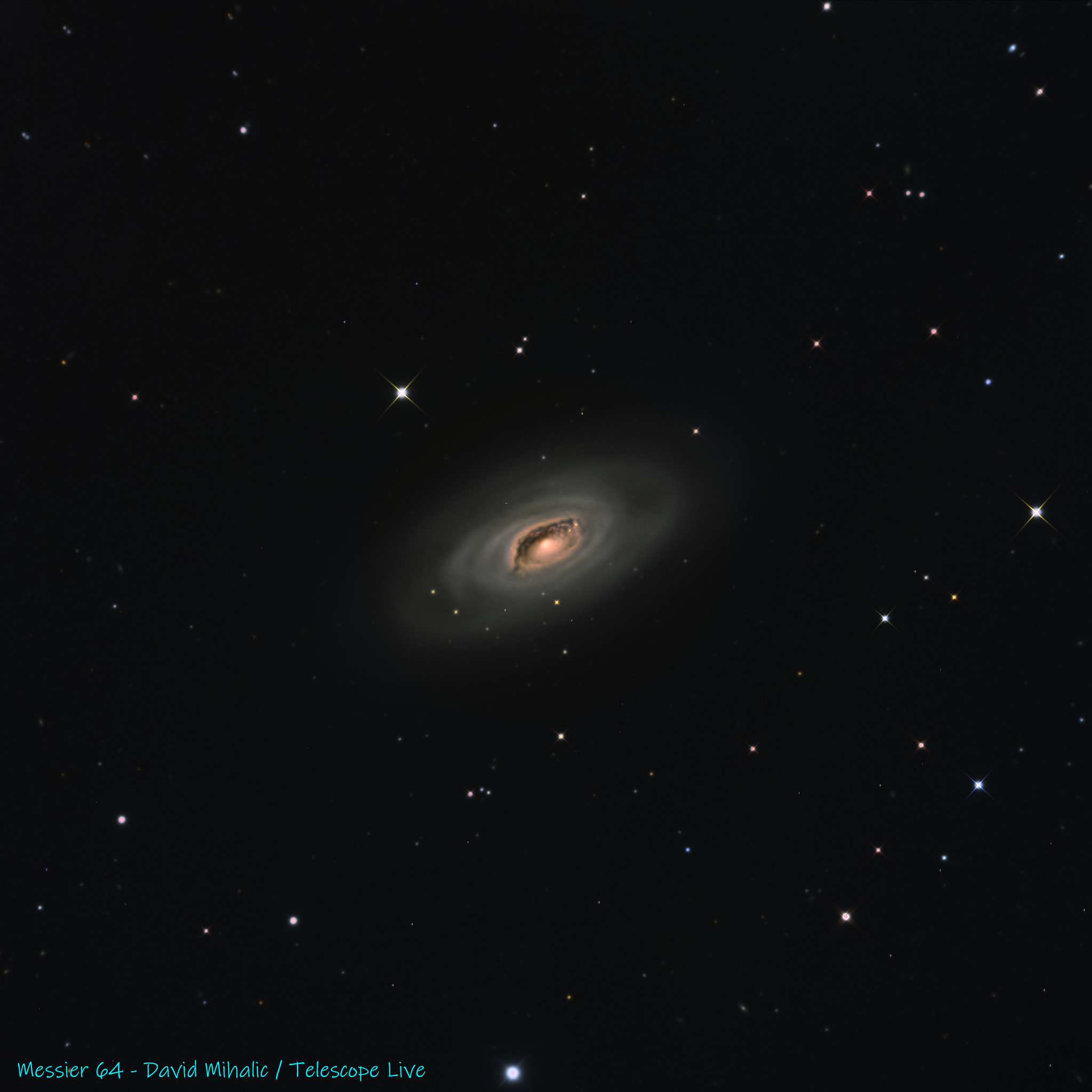 Messier 64 in Coma Berenices | Telescope Live